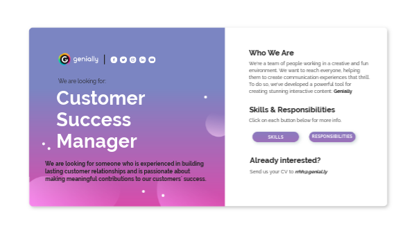 Customer Success Manager | Genially
