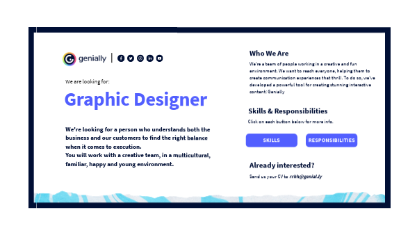 Graphic Designer | Genially