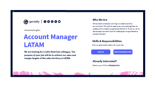 Account Manager LATAM | Genially
