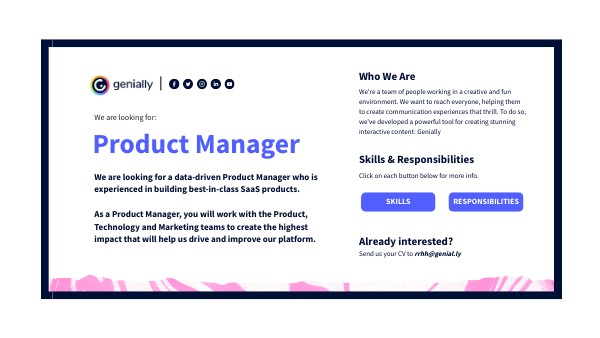 Product Manager | Genially