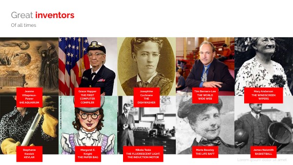 Inventors in history | Genially