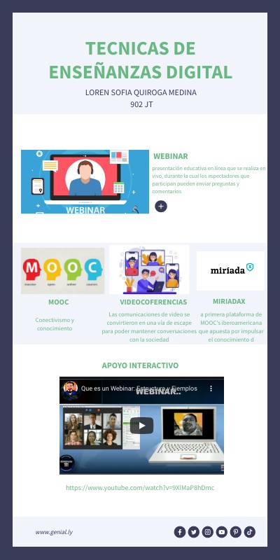 TECNICAS DE ENSEÑANZA DIGITAL | Genially