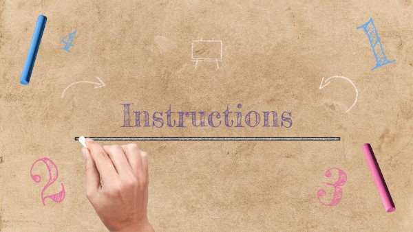 instructions flip flop | Genially