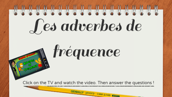 Adverbes de fréquence | Genially