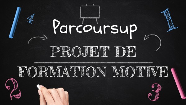 Projet de formation Parcoursup