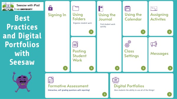 Best Practices and Digital Portfolios with Seesaw