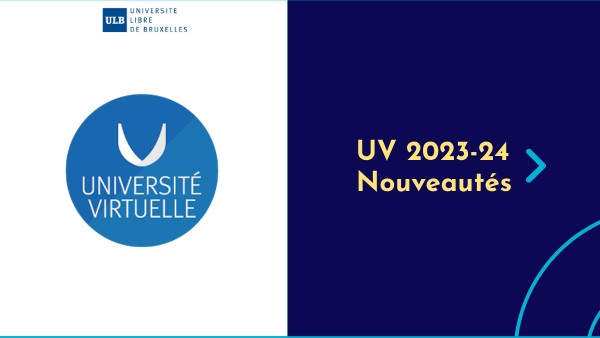 UV 2023-24 / Nouveautés | Genially