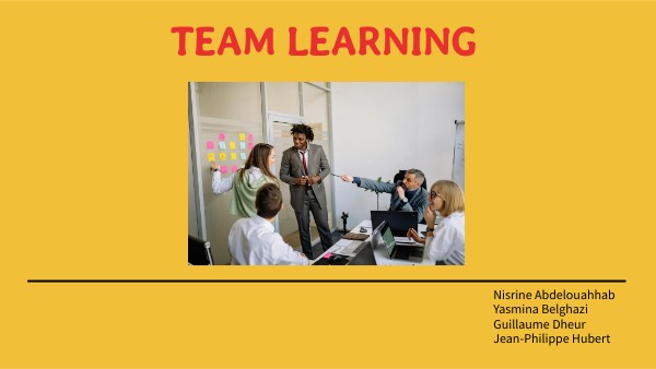 TEAM LEARNING/G10 | Genially