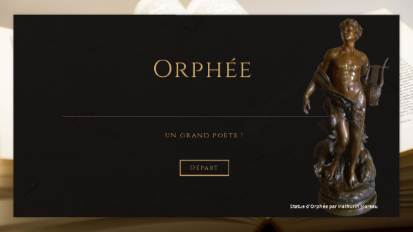 Le mythe d'Orphée | Genially