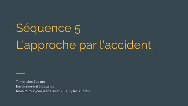 Séquence 5 terminales Distanciel | Genially