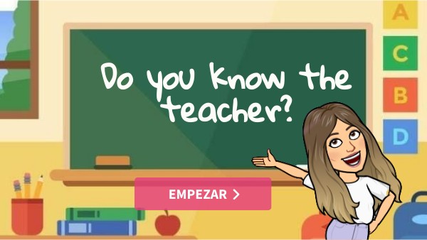 MEET THE TEACHER | Genially