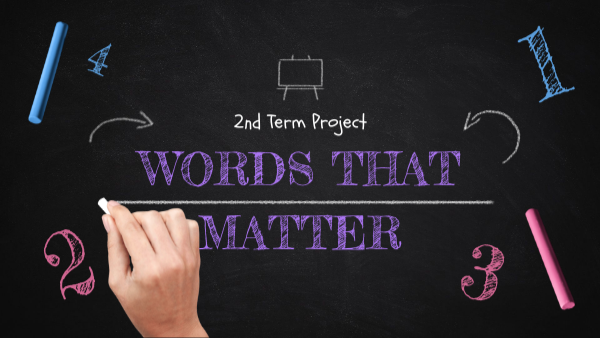 -Words that matter- 1st ESO