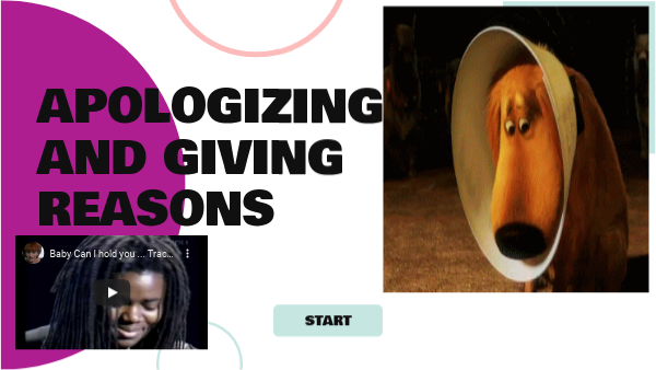 apologizing and giving excuses | Genially