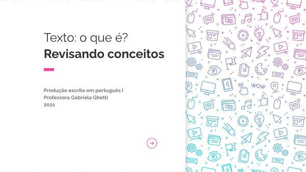 Texto: revisando conceitos | Genially