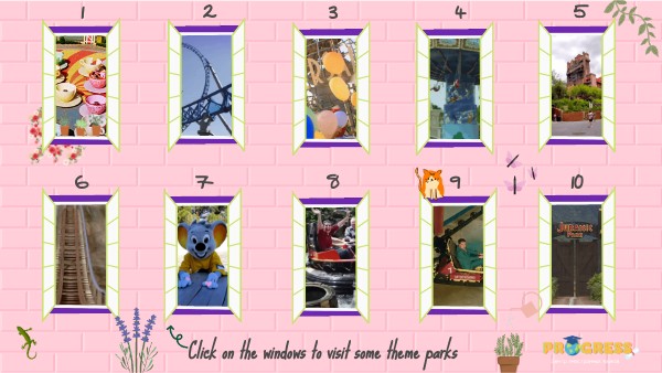 Windows to the world. Theme parks. (weather) | Genially