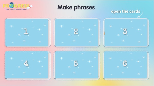 Make phrases | Genially