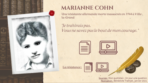 Marianne Cohn | Genially