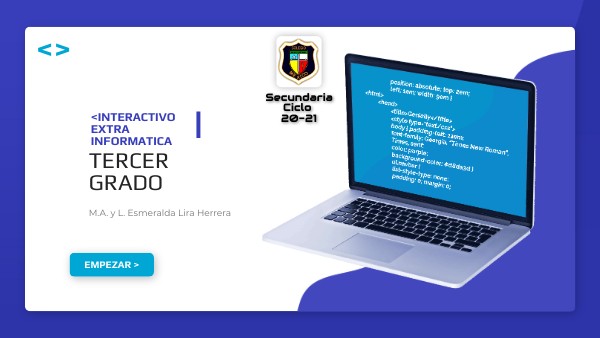 REPASO EXTRA INFOR 3ERO SEC 2021