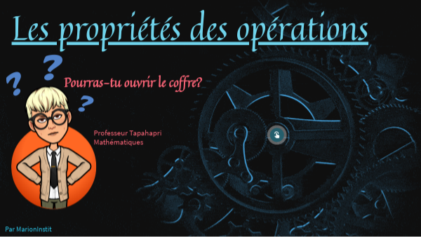 EG Propriétés opérations | Genially