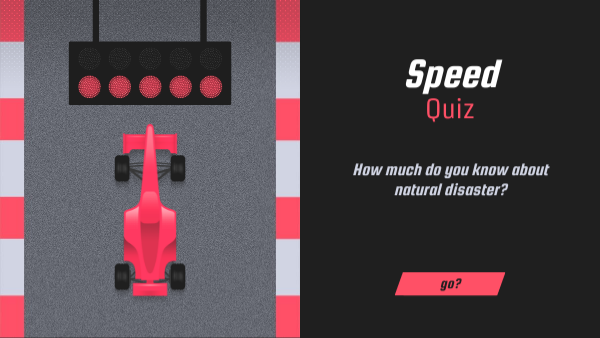 Natural disaster - speed game | Genially