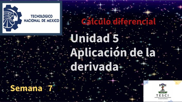 Aplicación de la derivada