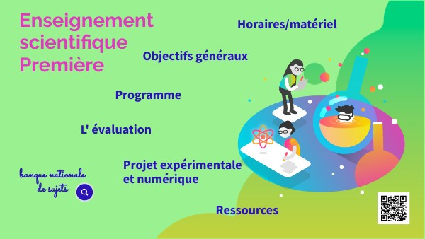 Présentation ens scient 1ère