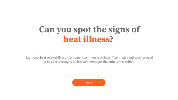 HEAT ILLNESS QUIZ