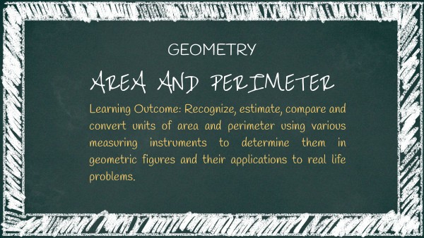 Geometry-Maths: Area and Perimeter-Capacity