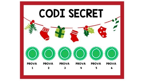 CODI SECRET ESCAPE ROOM NADAL 2n EP