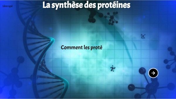 la synthèse des protéines | Genially