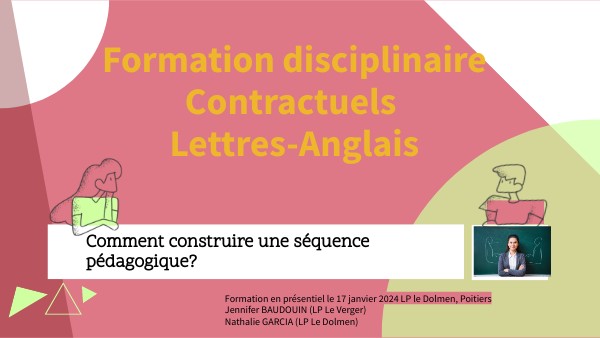 Formation contractuels 2023-2034 présentiel