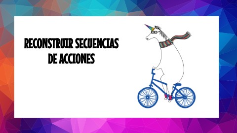 Reconstruir secuencias de acciones | Genially
