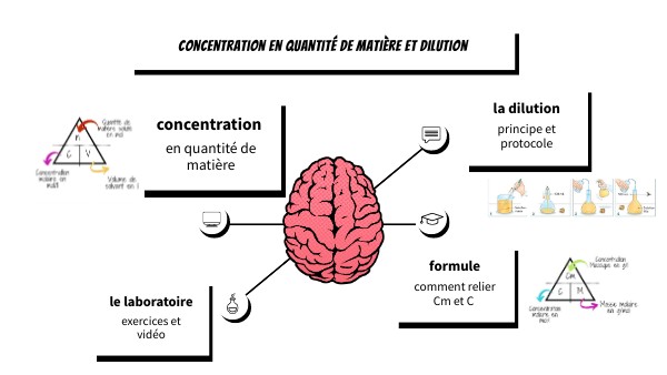 concentration molaire et dilution bac pro | Genially
