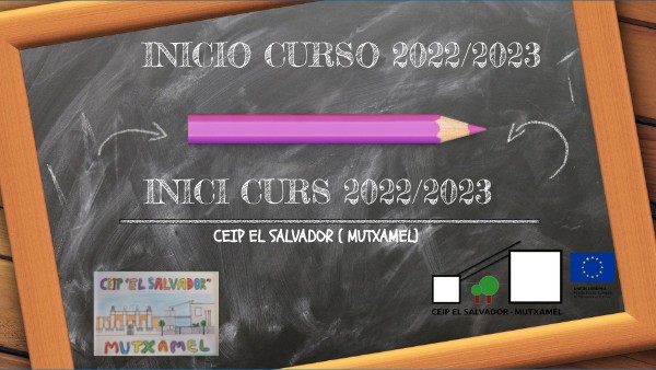 INFO INICIO CURSO/ INICI CURS CEIP EL SALVADOR 2023-24