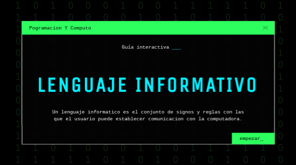 Lenguajes de programacion | Genially