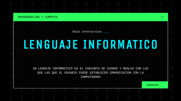 LENGUAJE INFORMATICO