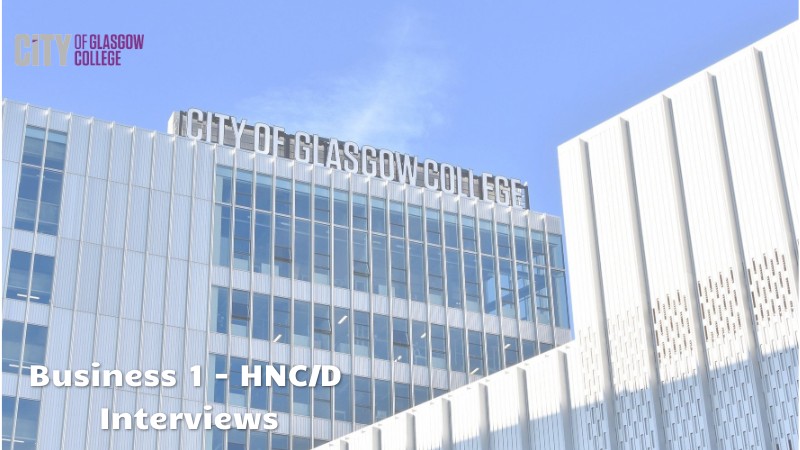 HNC/D Interviews