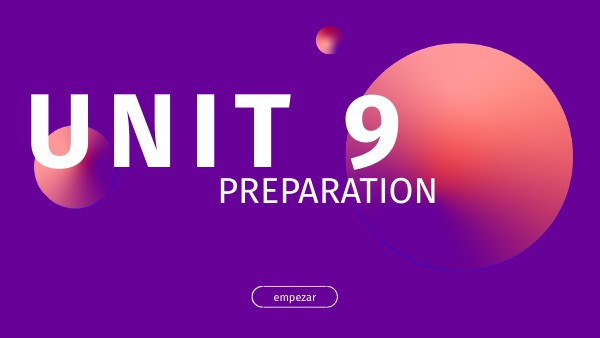 UNIT 9 CLASS 1 | Genially