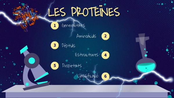 Bio 1r Batx - U2 Les proteïnes | Genially