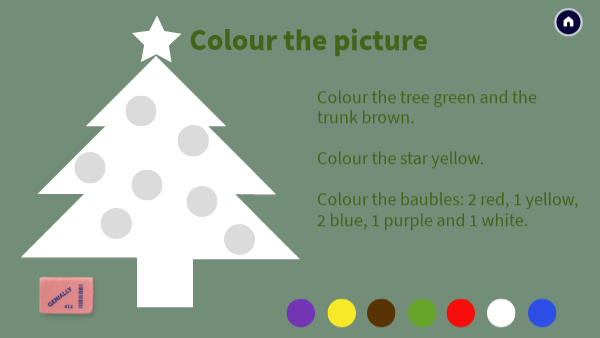 colour the tree