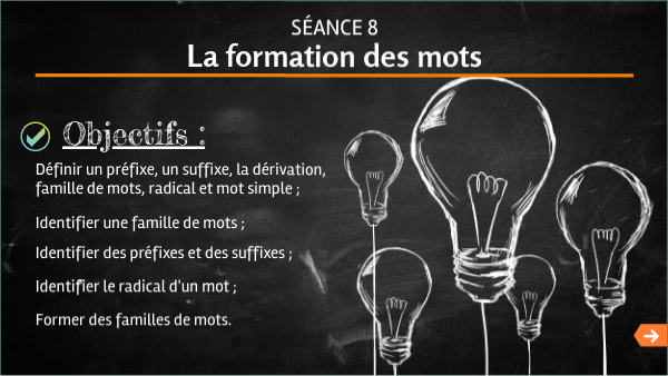 Séance 8 - La formation des mots | Genially