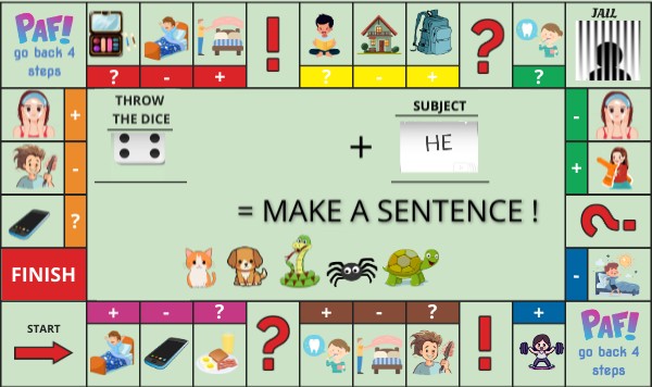 présent simple 6e | Genially