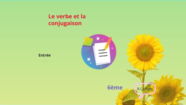 le verbe ete sa conjugaison | Genially