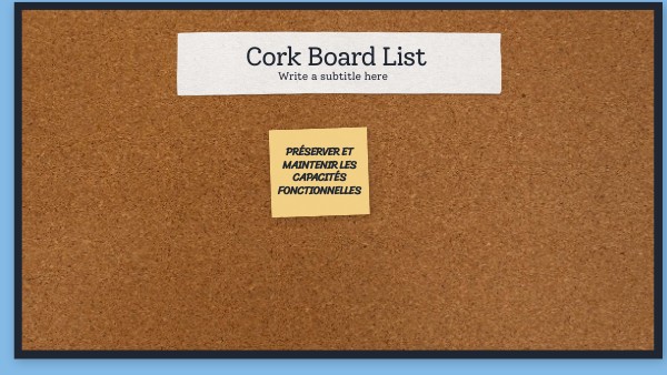 CORKBOARD | Genially