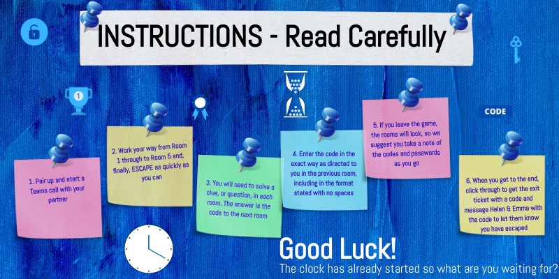 LHRM Escape Room Instructions copy | Genially