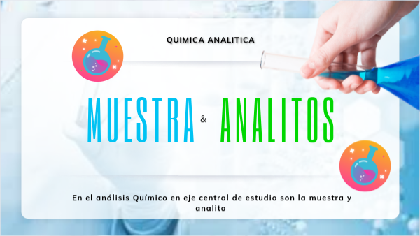 Muestras y Analito propiedades | Genially