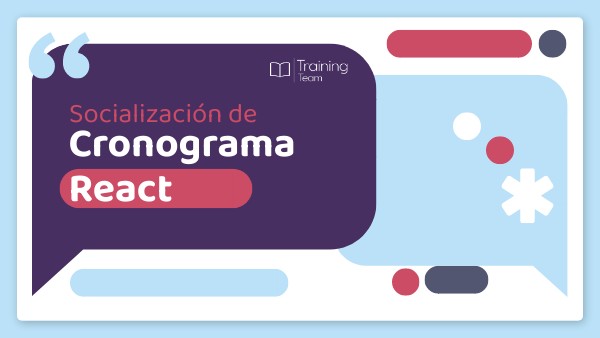 Cronograma React | Genially