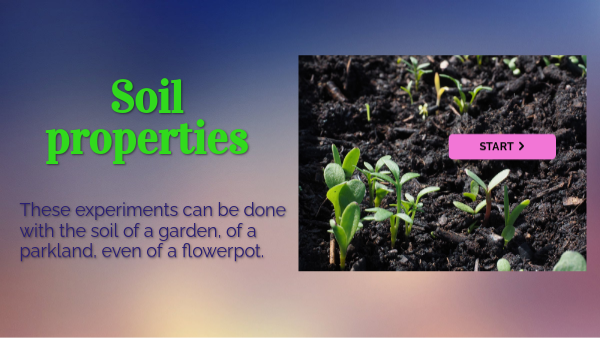 p-Soil properties at home