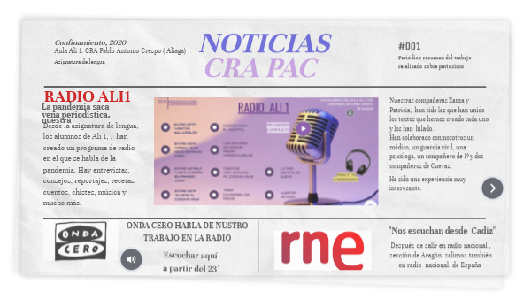 PERIODISMO EN CRA PAC