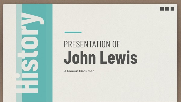 Présentation John Lewis